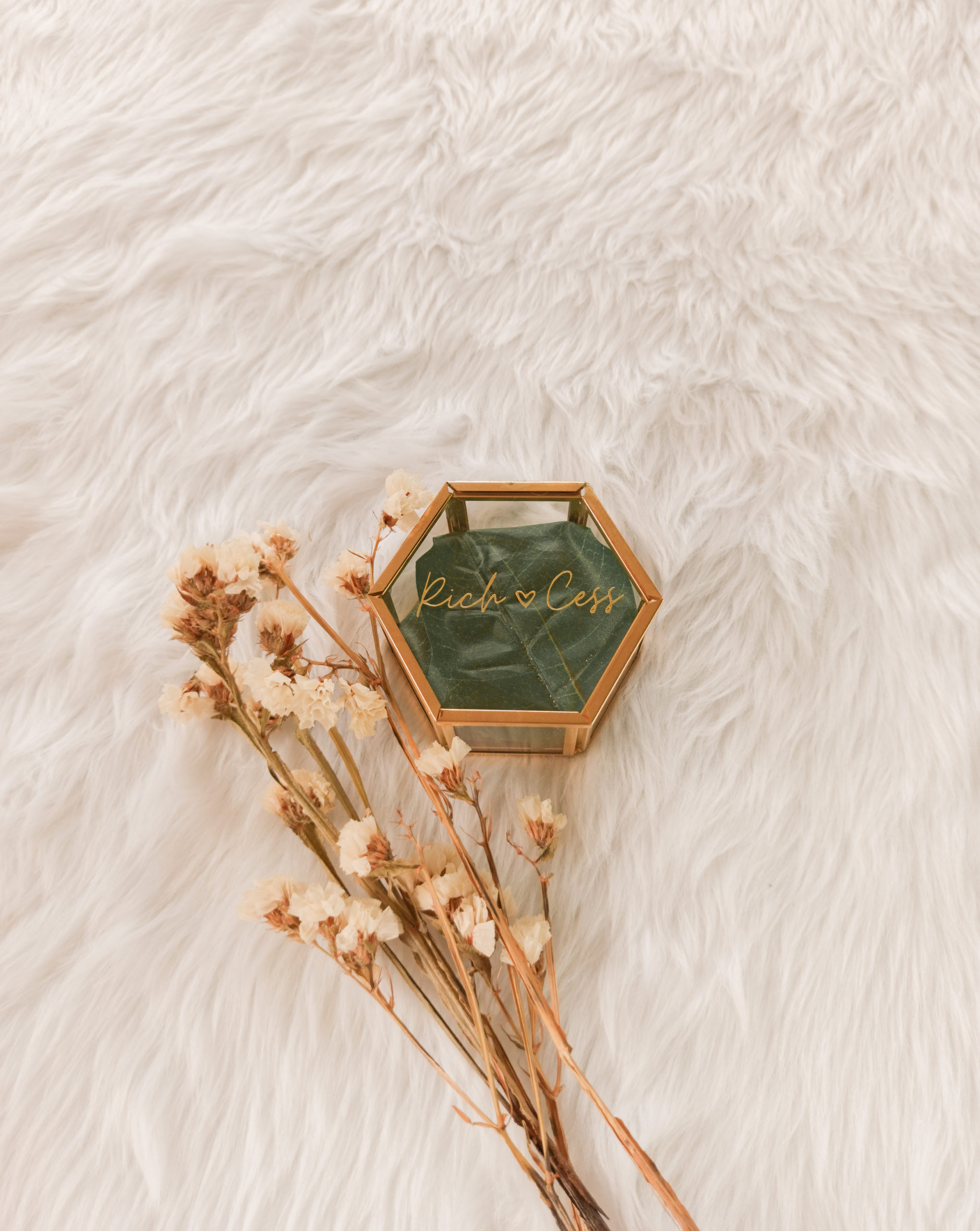 Hexagon Glass Ring or Arrhae Box | Hey Artisan PH